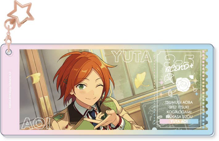 Ensemble Stars!!: Memorial Aurora Ticket Charms -SHUFFLE- 44. Yuta Aoi ...