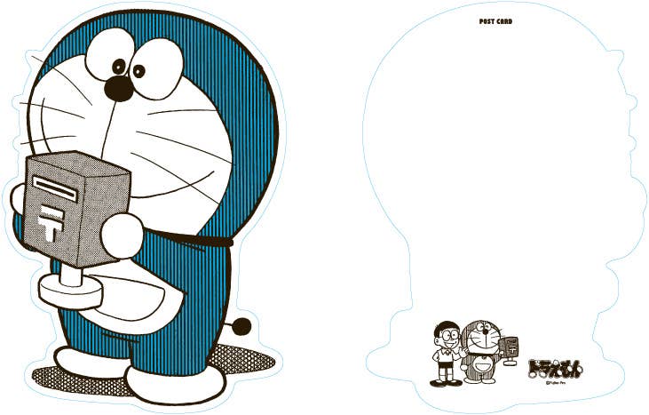 Doraemon 45th Anniversary Die-cut Post Card Post | HLJ.com