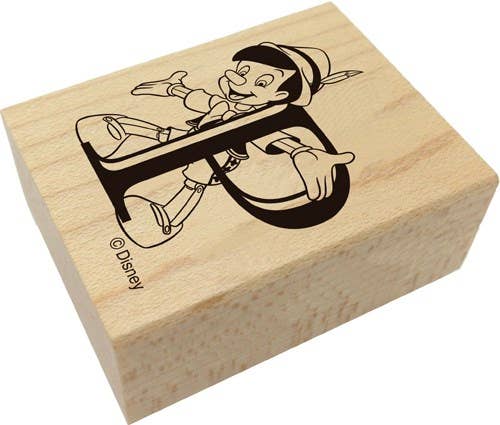 Disney Wooden Stamp (A to Z) P Pinocchio | HLJ.com