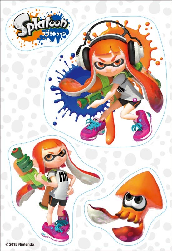 Splatoon Clear Sticker A Girl | HLJ.com