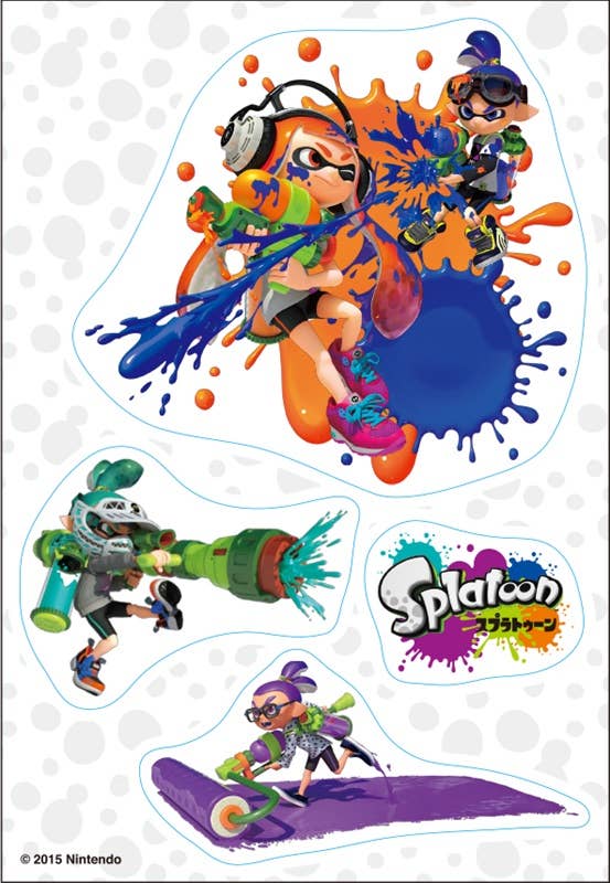 Splatoon Clear Sticker C Battle | HLJ.com