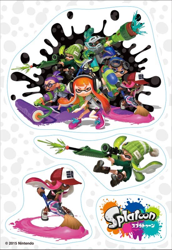 Splatoon Clear Sticker D Collected | HLJ.com