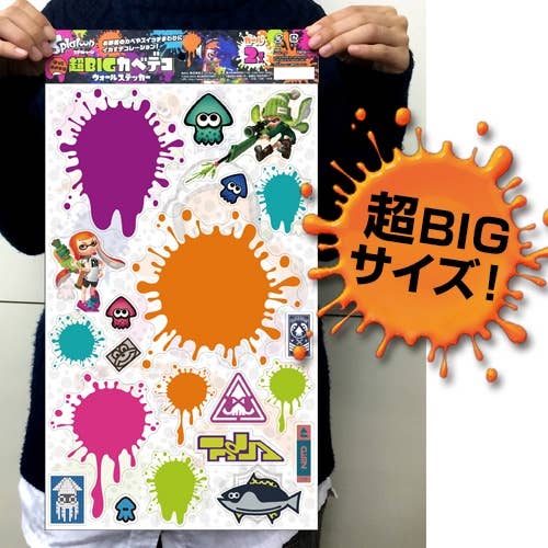 Splatoon - Super Big Wall Decoration Sticker Girl | HLJ.com