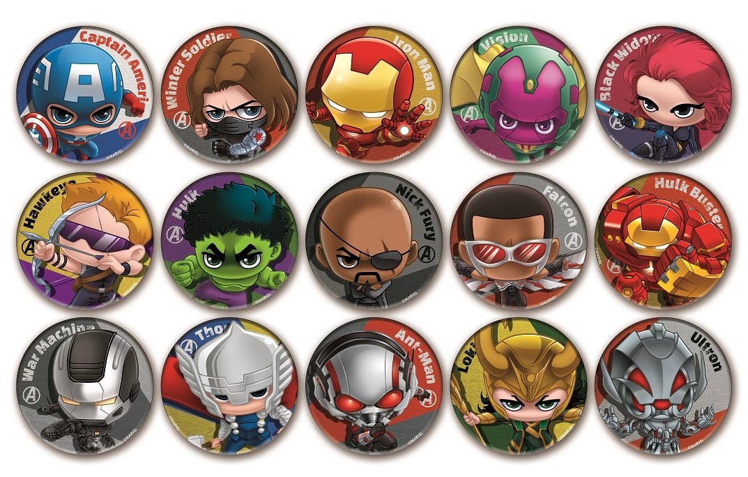Marvel / Avengers Can Badge Collection: 1Box (15pcs) | HLJ.com