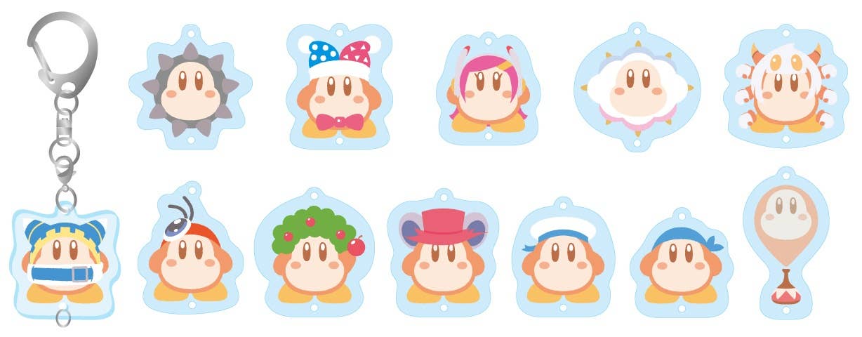 Kirby: Waddle Dee Collection Tsunagaru Acrylic Keychain: 1Box (12pcs ...