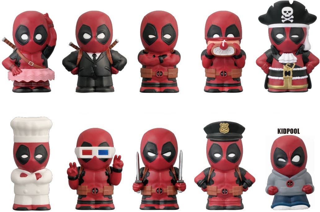 Deadpool: Soft Vinyl Finger Puppet Mascot: 1Box (10pcs) | HLJ.com