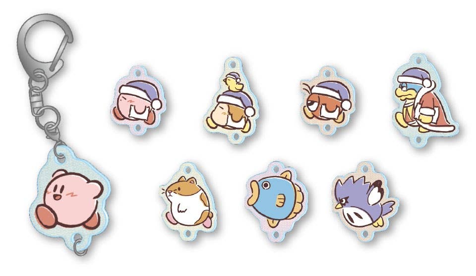 Kirby Pupupu Friends: Connecting Acrylic Keychain 1Box 8pcs | HLJ.com
