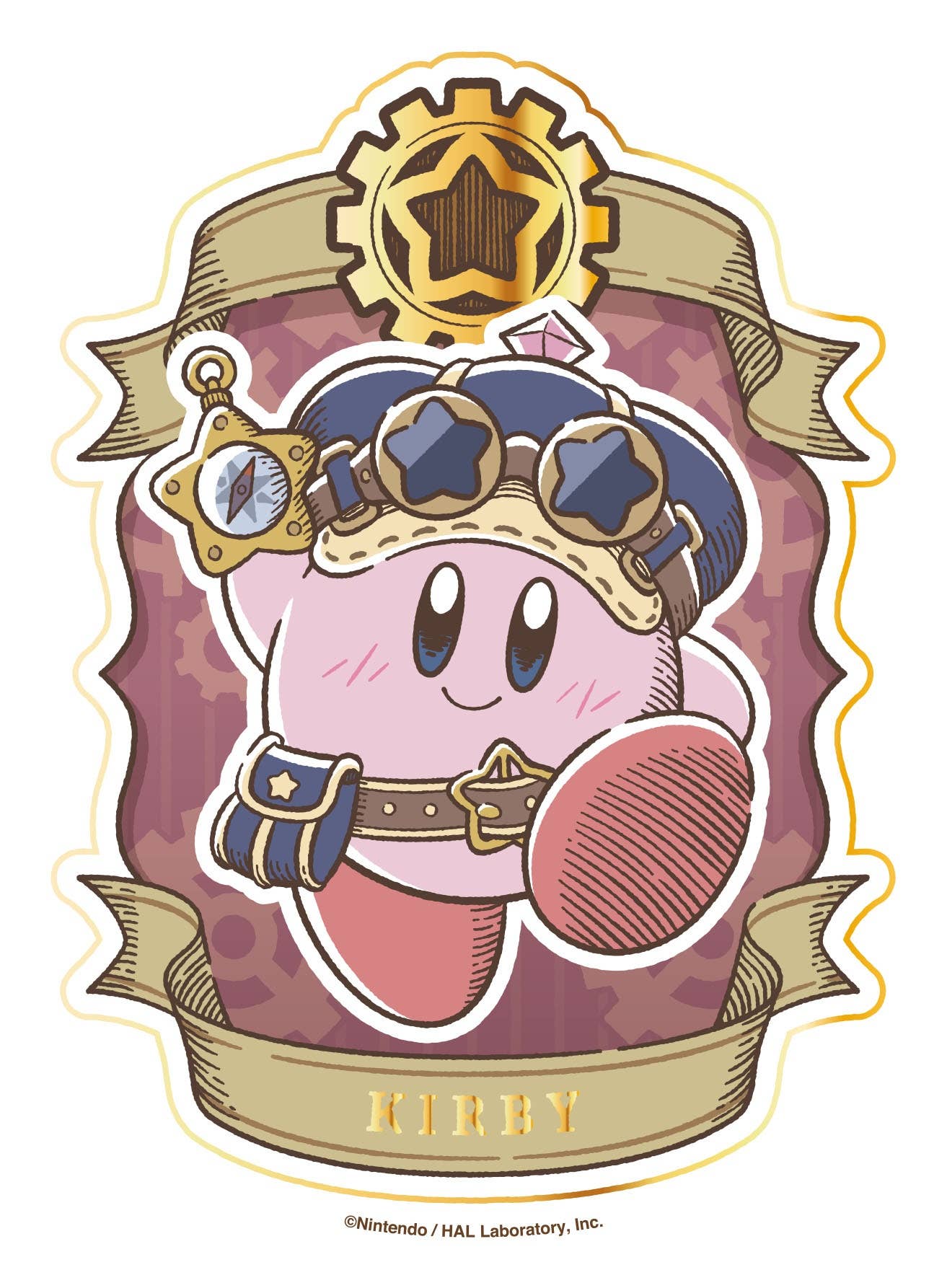 Kirby: Kirby's Dreamy Gear Gold Die-Cut Sticker 1 Kirby | HLJ.com