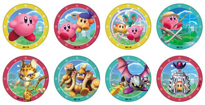 Kirby and the Forgotten Land: Can Badge Collection 1Box (8pcs) | HLJ.com