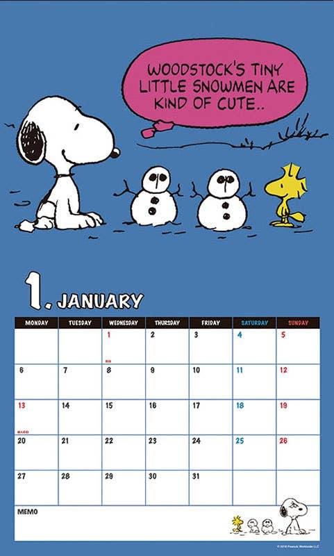 Snoopy 2020 Calendar | HLJ.com