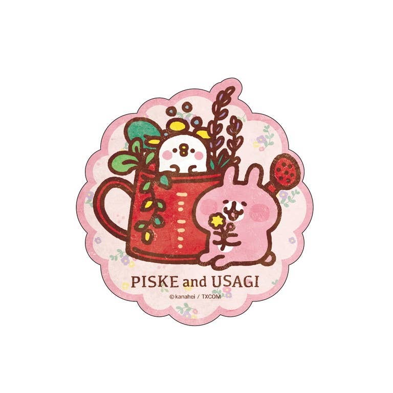 Kanahei's Small Animals: Travel Sticker Piske & Usagi Flower Gardening ...