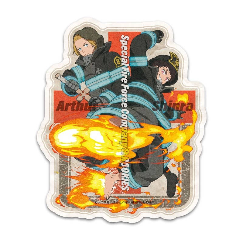 Fire Force: Travel Sticker (6)Shinra & Arthur | HLJ.com