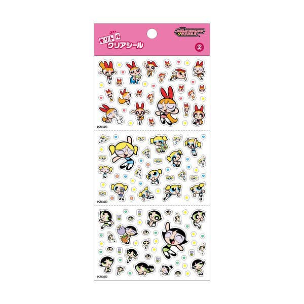 Powerpuff Girls: Cut Out Clear Stickers 2 | HLJ.com