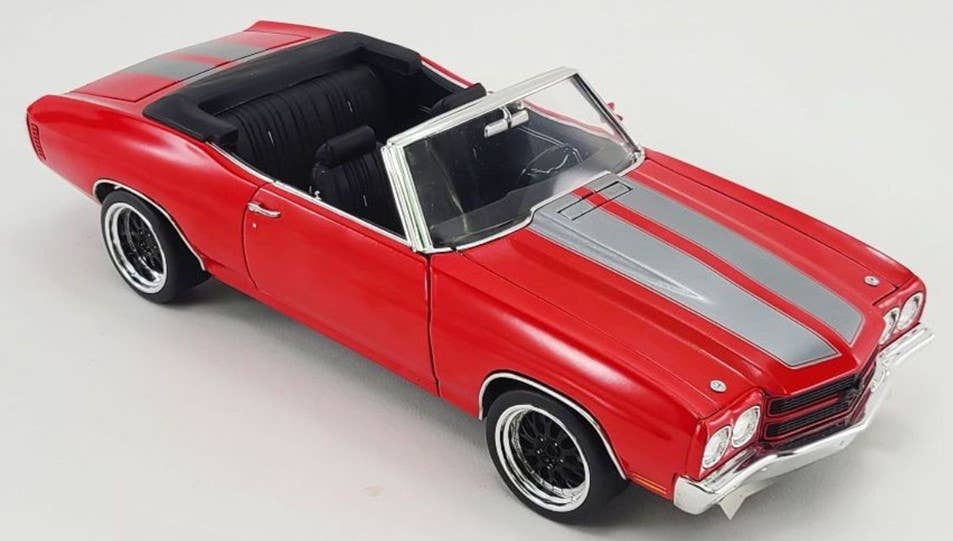ACME 1970 Chevrolet Chevelle SS Restomod Bright Red with Gunmetal Grey ...