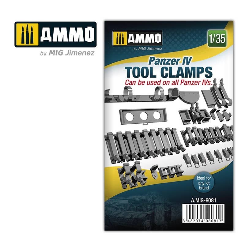 Panzer IV Tool Clamps Set | HLJ.com