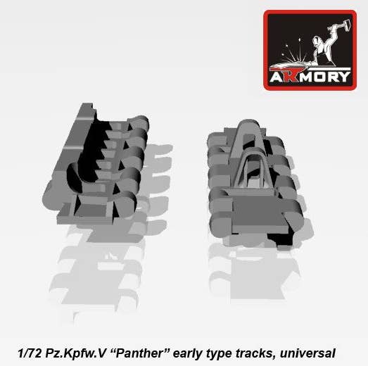 Pz.Kpfw.V Panther early type tracks (for universal) | HLJ.com