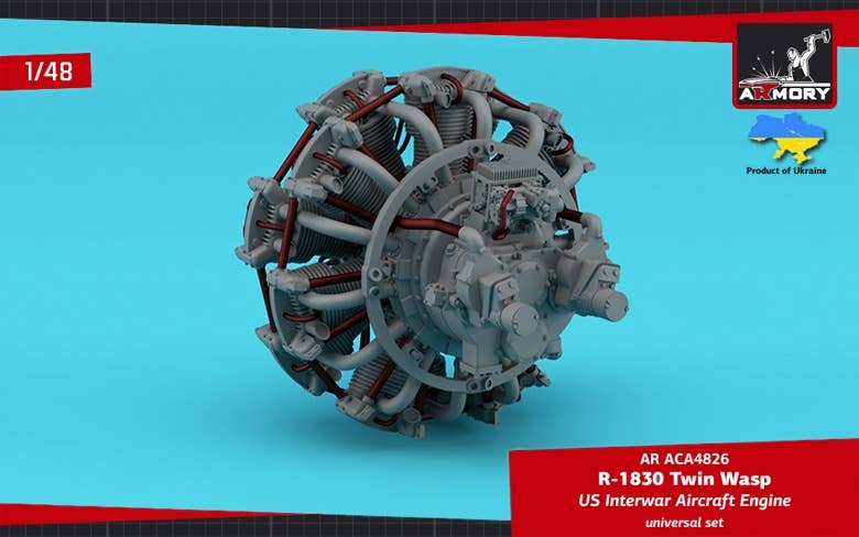 R-1830 Twin Wasp aircraft engine | HLJ.com