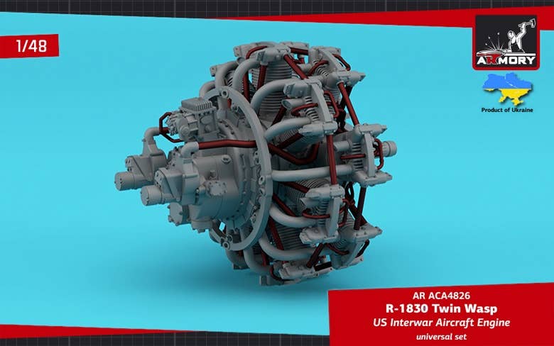 R-1830 Twin Wasp aircraft engine | HLJ.com