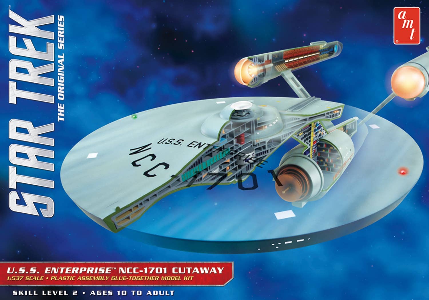 Star Trek Cosmic Strategy USS Enterprise Cut Away (Interior ...