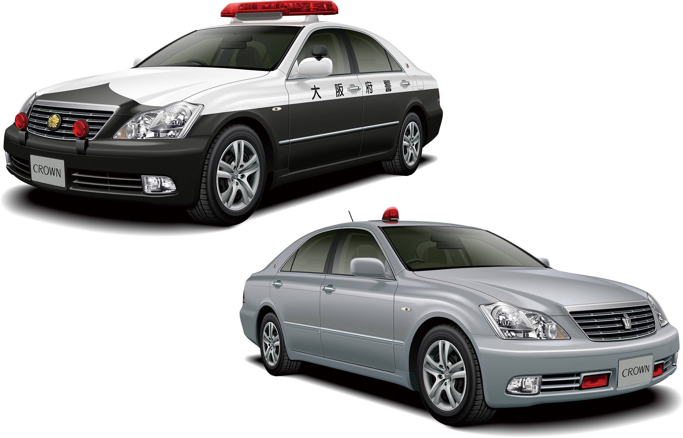 Toyota GRS182 Crown Patrol Car for Traffic Control '05 | HLJ.com