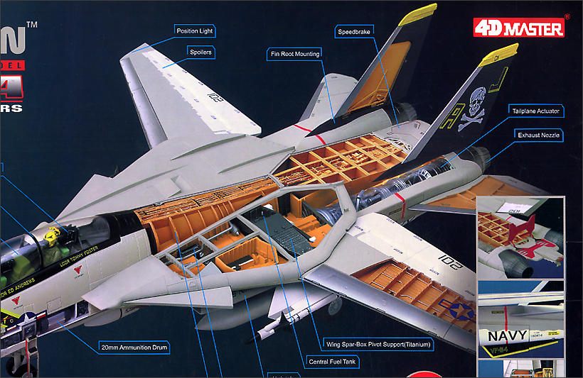 4D Vision F-14A VF-84 Jolly Rogers Model | HLJ.com