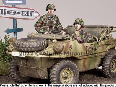 WW.II German Waffen-SS Schwimmwagen Boarding Soldier Set (Set of 2 ...