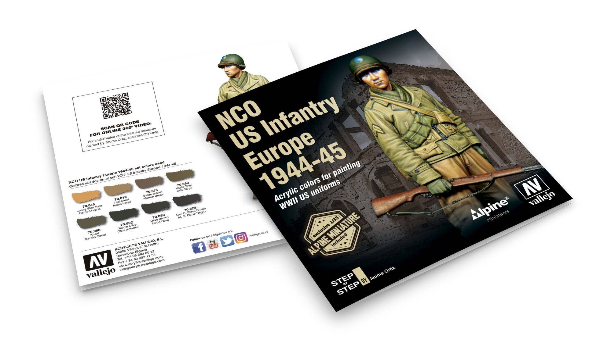 Figure Color Series WWII US Army NCO European Front 1944 - 45 | HLJ.com
