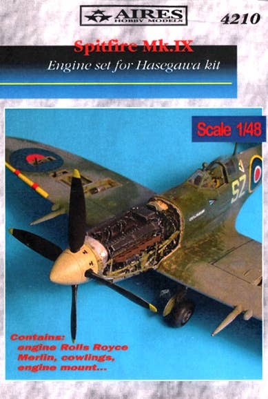 Spitfire Mk.IX Detail Engine Set (for Hasegawa) | HLJ.com