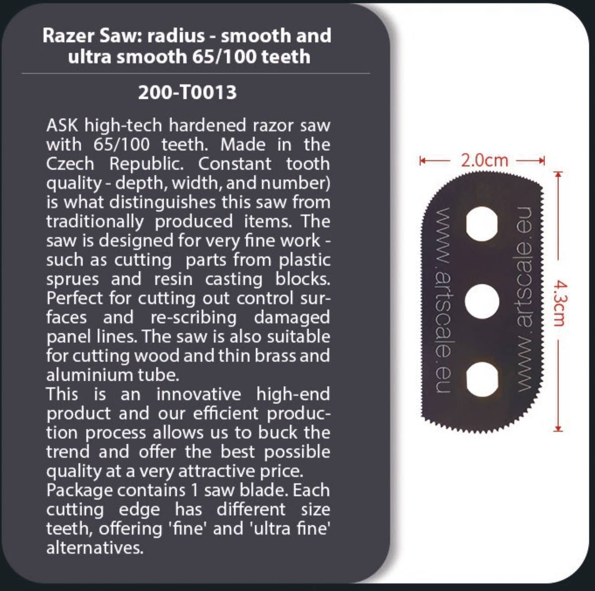 Saw Blade (Side Pull Blade) 2 Fine / Extra Fine | HLJ.com