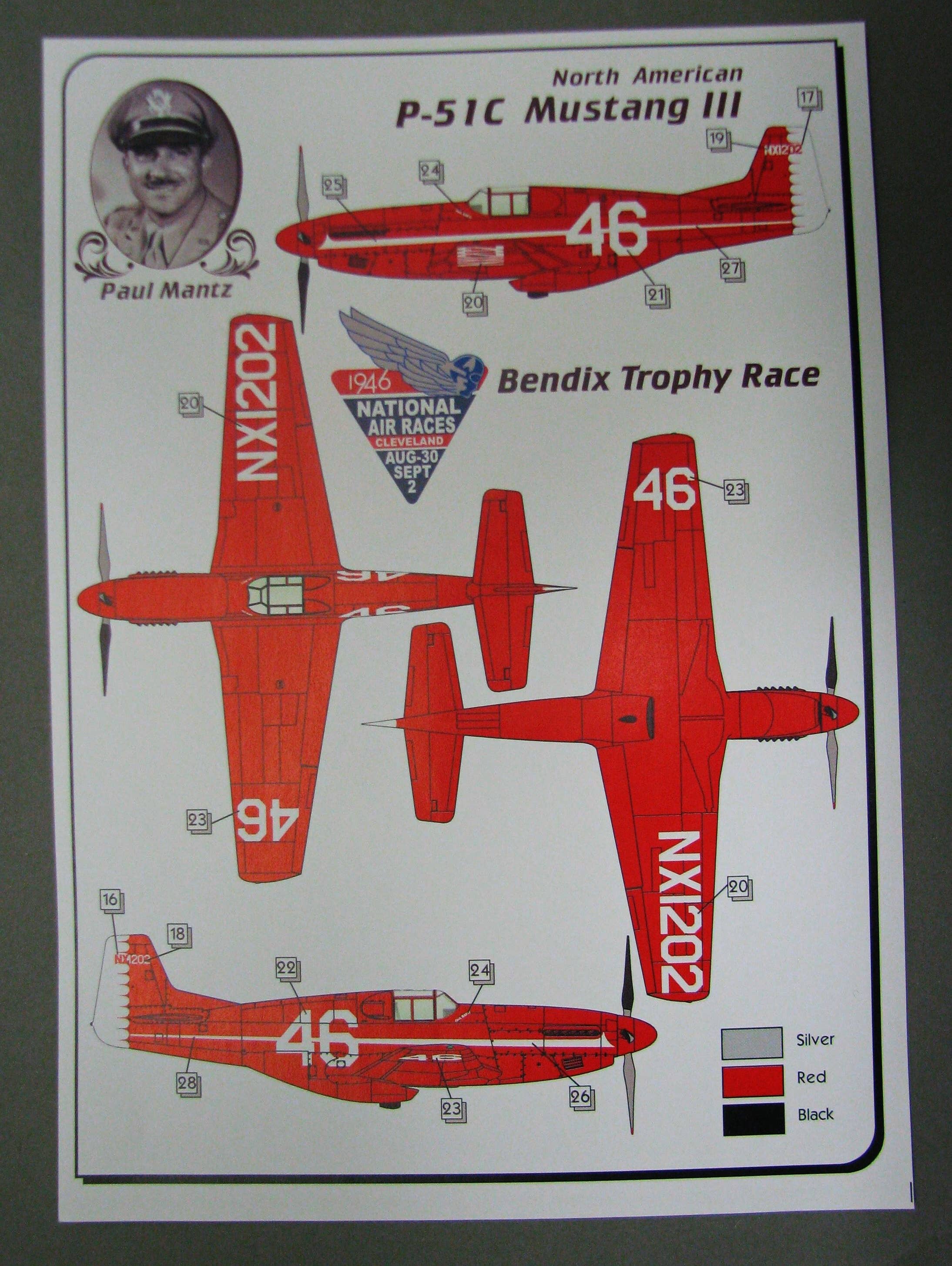 P-51B/C Mustang "Bendix Trophy Race" | HLJ.com