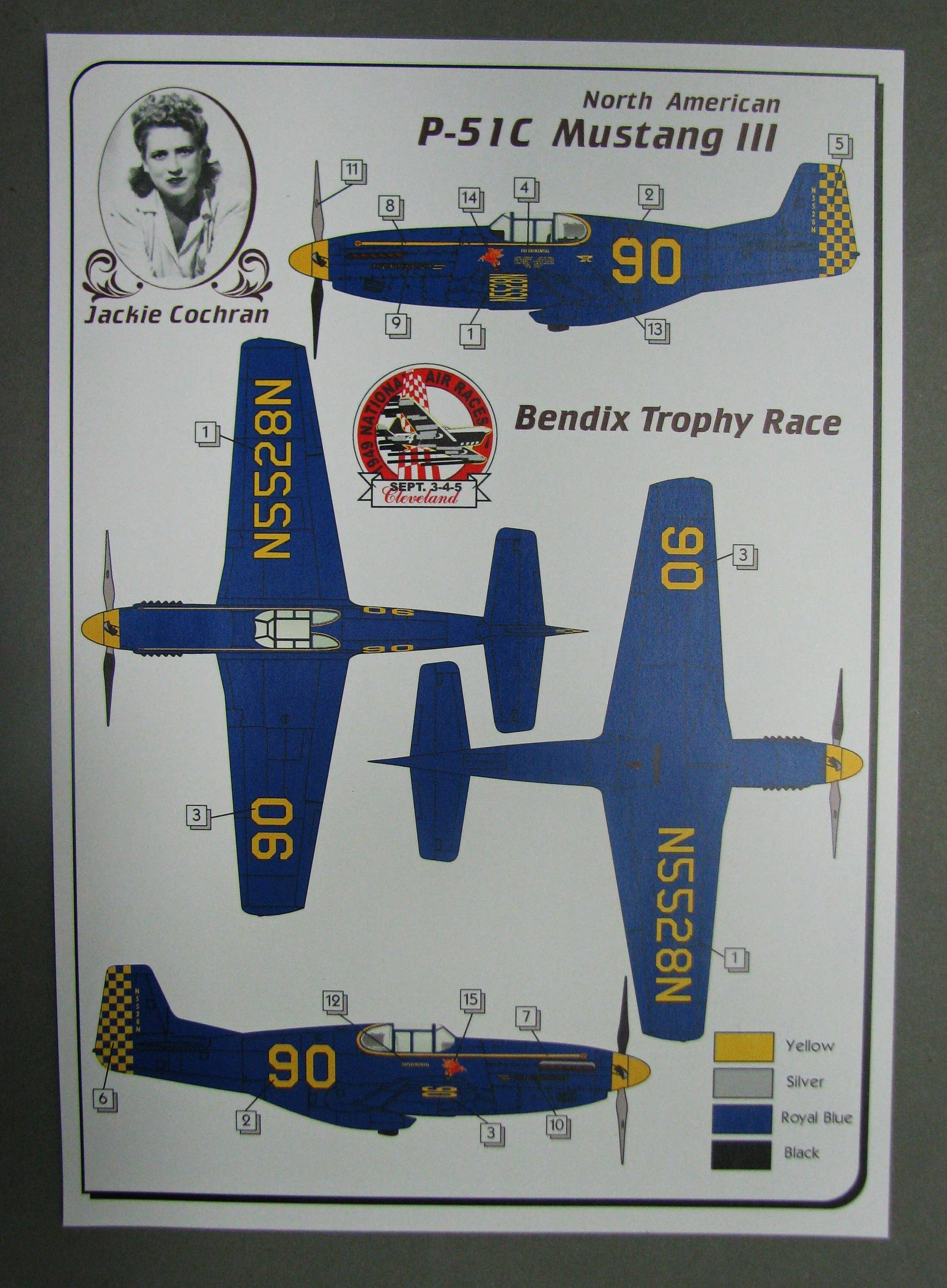 P-51B/C Mustang "Bendix Trophy Race" | HLJ.com