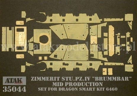 WWII Germany Panzer IV Brummberg Zimmerit Set (for Dragon 6460) | HLJ.com
