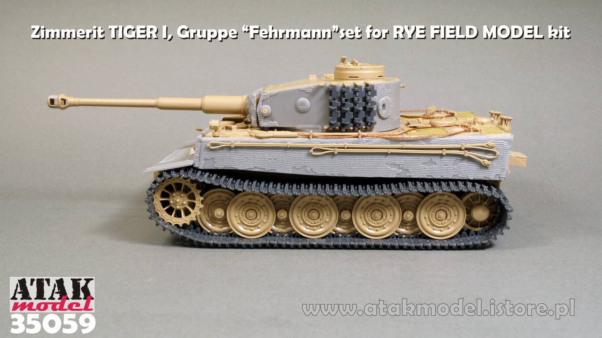 PZ.Kpfw.VI Ausf.VI Tiger I Gruppe "FEHRMANN" set for Rye Field Model RM-5005 KTT | HLJ.com