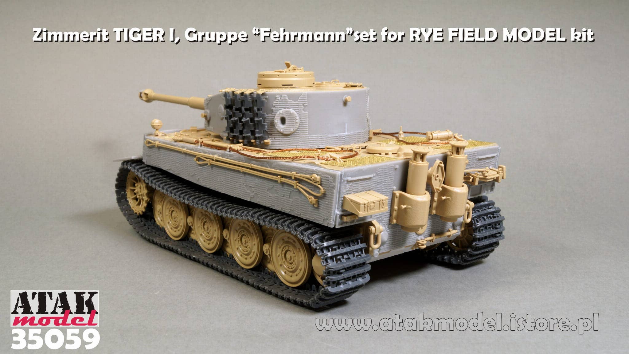 PZ.Kpfw.VI Ausf.VI Tiger I Gruppe "FEHRMANN" set for Rye Field Model RM ...