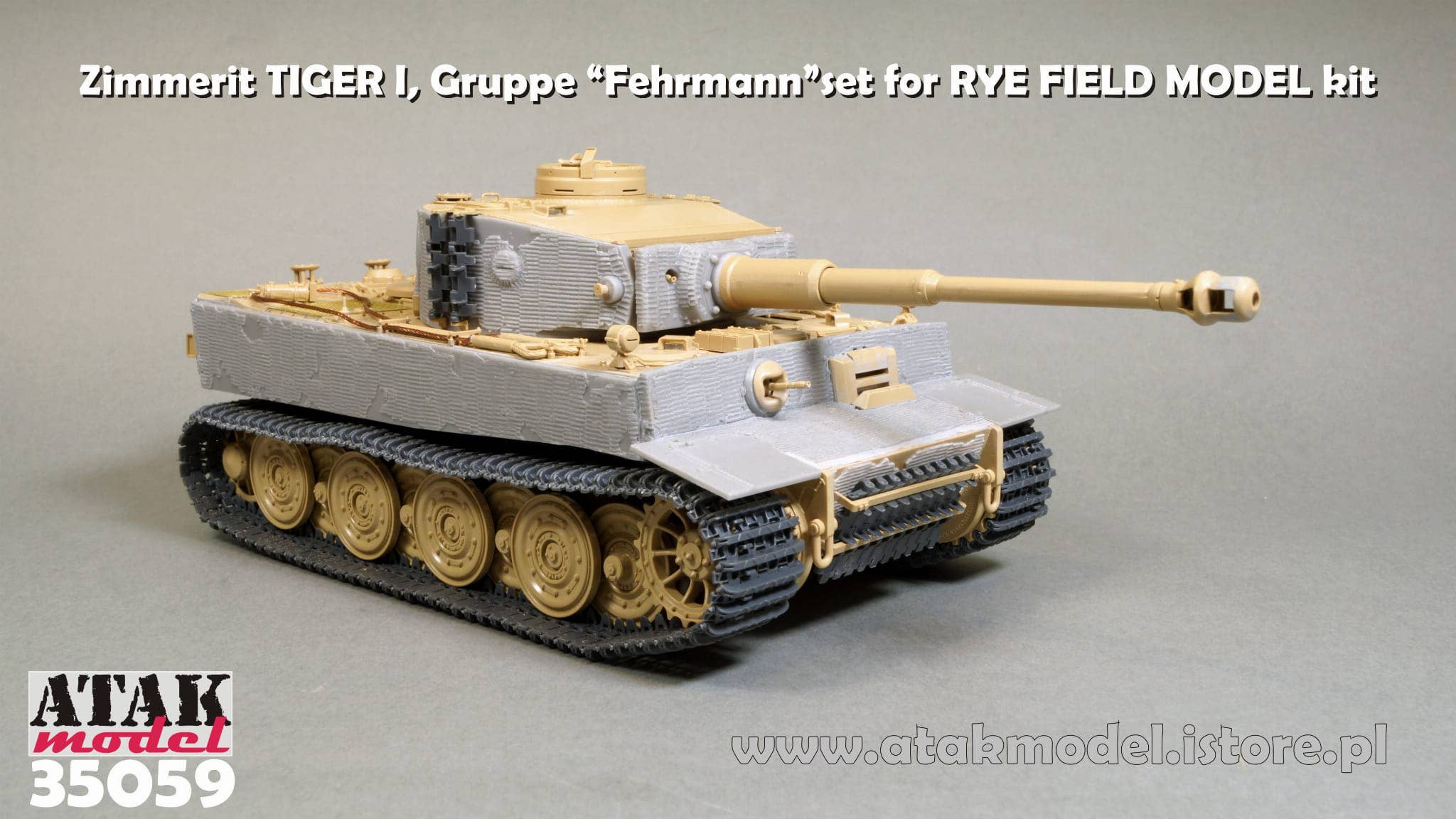 PZ.Kpfw.VI Ausf.VI Tiger I Gruppe "FEHRMANN" set for Rye Field Model RM ...