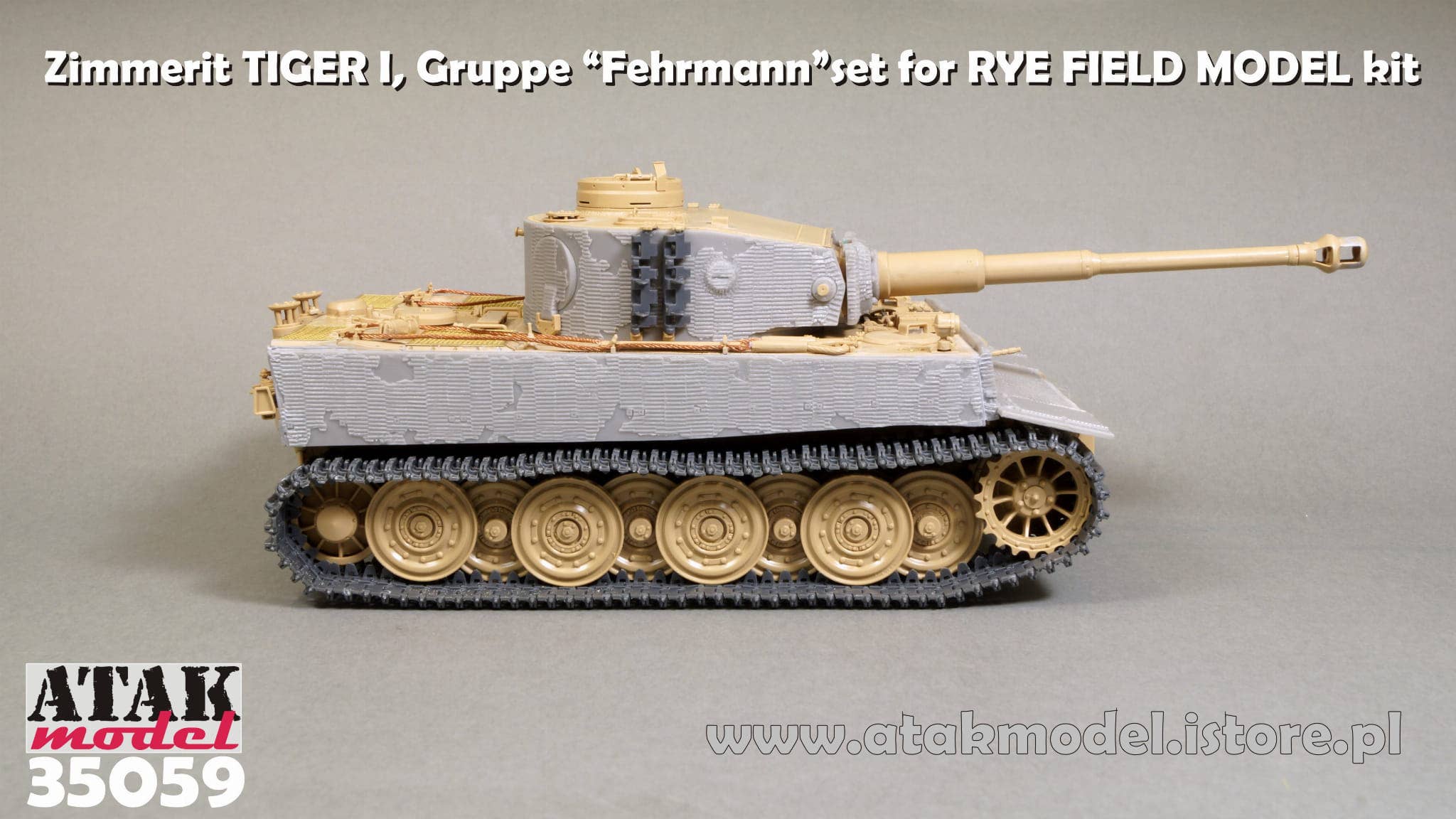 PZ.Kpfw.VI Ausf.VI Tiger I Gruppe "FEHRMANN" set for Rye Field Model RM ...