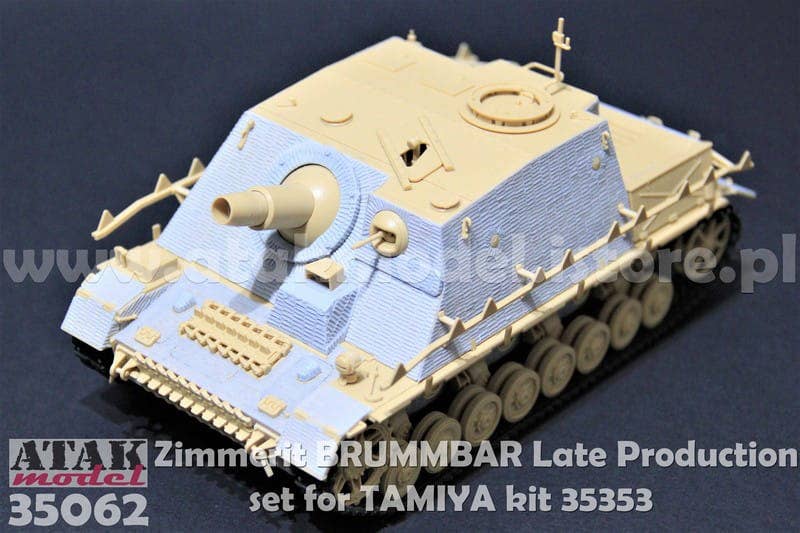 WWII Germany IV Assault Tank Blumbar Zimmerit Set for Late Type (for ...