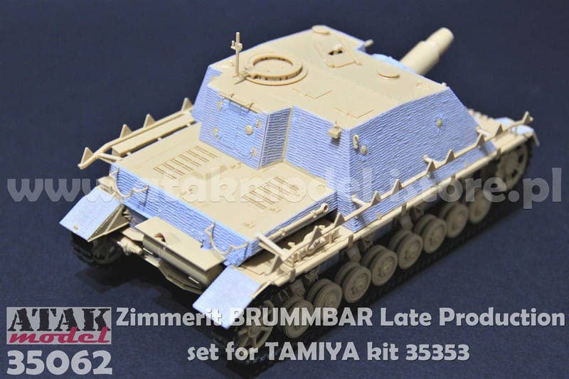 WWII Germany IV Assault Tank Blumbar Zimmerit Set for Late Type (for ...