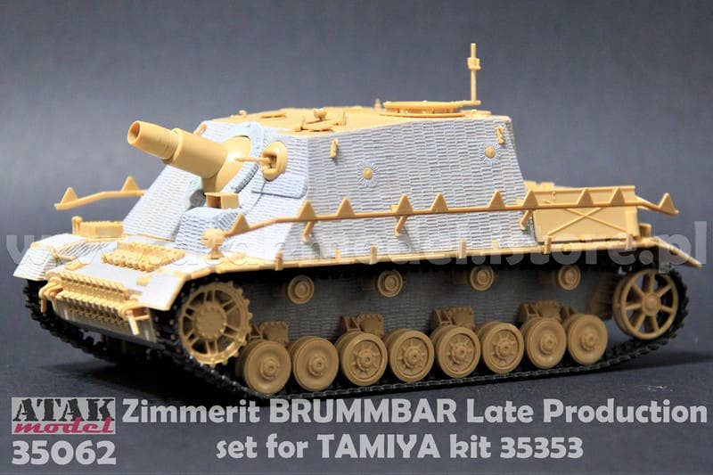 WWII Germany IV Assault Tank Blumbar Zimmerit Set for Late Type (for ...