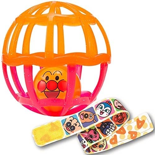 Anpanman: Shaka Shaka Ball with Strap Clear Orange | HLJ.com