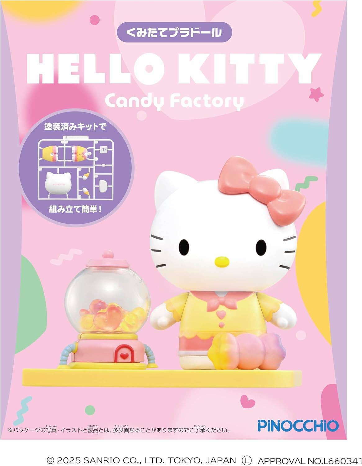 Sanrio Characters: Freshly Made Plastic Doll Hello Kitty Candy Factory ...