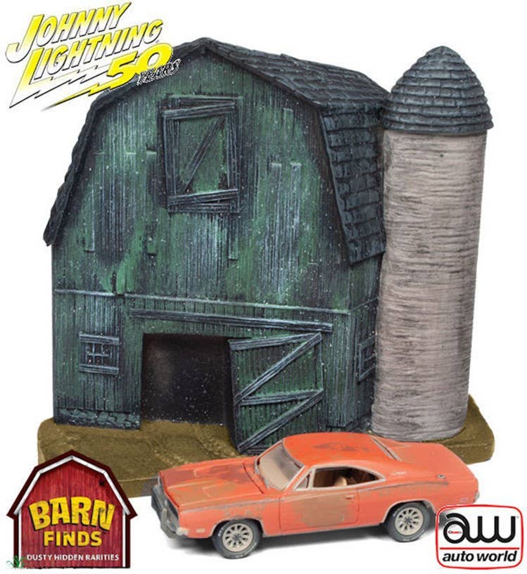 Johnny Lightning Dioramas 2018 Release 4 Barn Finds Lost Legends Series ...
