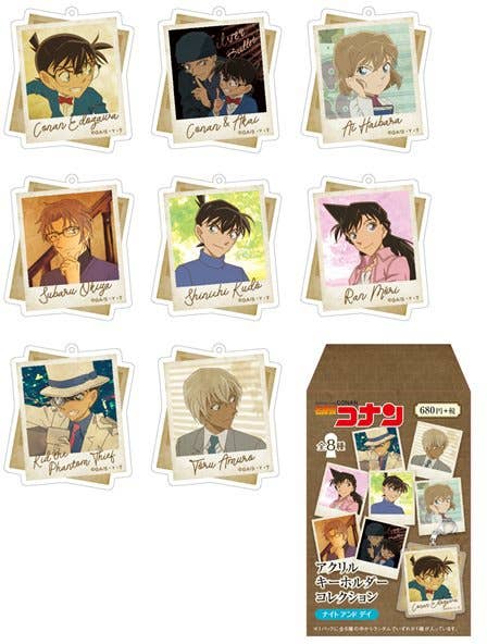 Detective Conan: Acrylic Keychain Collection Night and Day: 1Box (8pcs ...