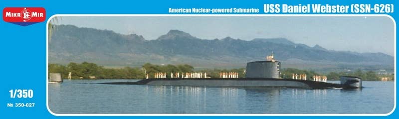 American Nuclear-powered Submarine USS Daniel Webster (SSN-626) | HLJ.com
