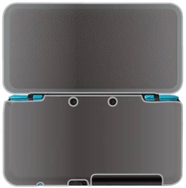 New Nintendo 2DS XL: Silicon Protect Clear Black | HLJ.com