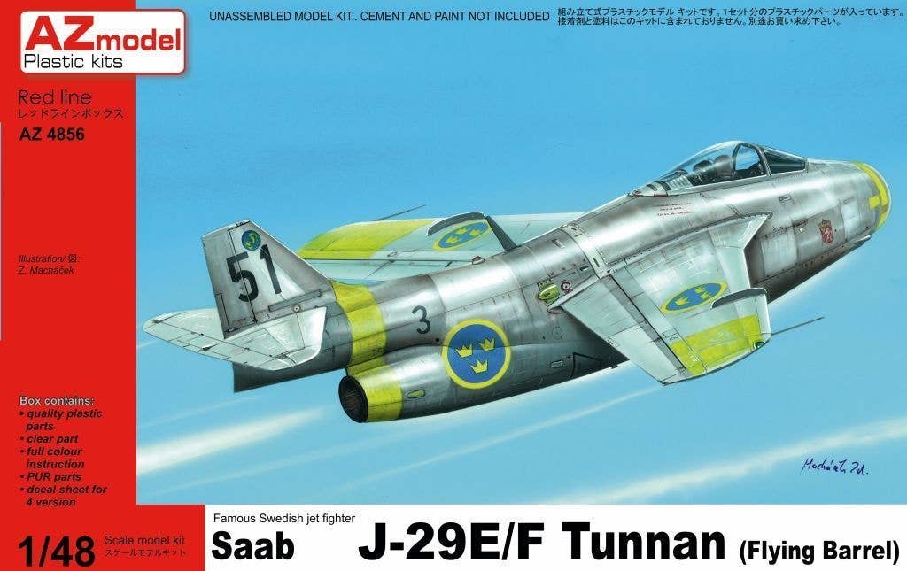 SAAB J-29F Tunnan Reedition | HLJ.com