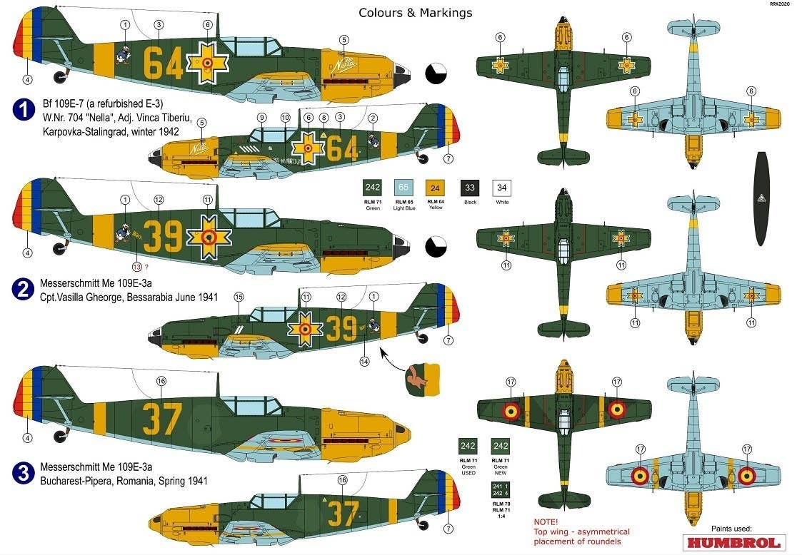Bf 109E-3A "In Romanian Service" | HLJ.com