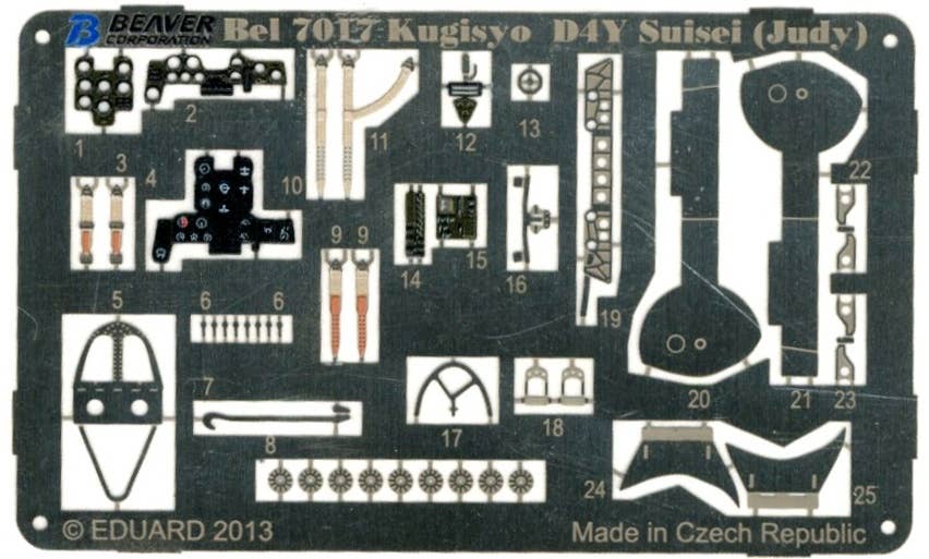 Yokosuka D4Y1/1-C Judy w/Beaver Original Photo-Etch Parts | HLJ.com