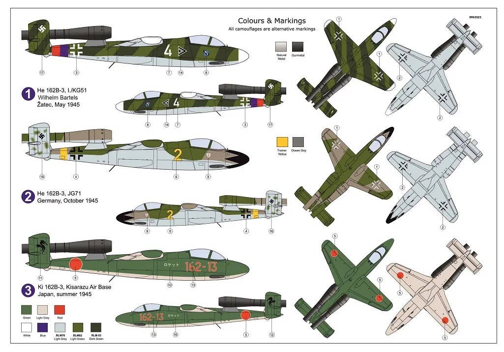 Heinkel He 162B-3 Volksjager 46 | HLJ.com