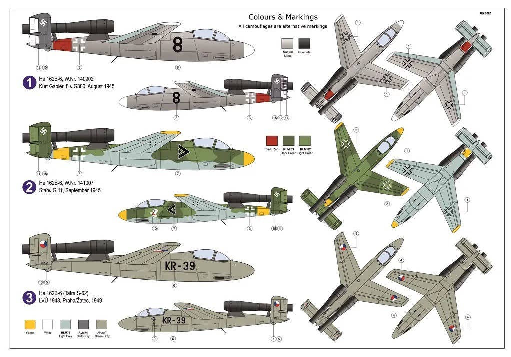 Heinkel He 162B-6 Volksjager 46 | HLJ.com